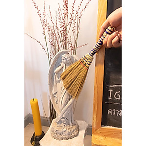 SN SKENNOVA – Small Whisk Broom Handheld Brush Whisks Away Dust, Dirt & Debris Brush Head 9.5-11" L with Nylon Hanger for Easy Storage Perfect for Inddor Outdoor and Car