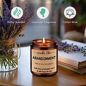 GSPY Scented Candles - Moving Away Gifts for Friends, Coworker Leaving Gifts, Funny Retirement Gifts for Women, Men - Goodbye Gifts, Going Away, Farewell Gifts for Coworkers, Boss, Work Bestie