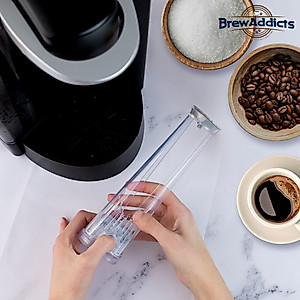 Brew Addicts Water Filter for Keurig 2.0 Coffee makers. Starter Kit: 6 filters & 1 Filter Holder. Replacement Water Filter Cartridges Kit Compatible with Classic Brewers