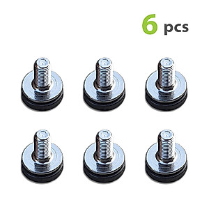 ONIPAX Bike Hex Crank Arm Bolts 8mm x 15mm Pack of 6