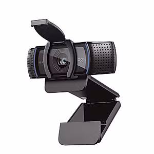 Logitech C920S HD Pro Webcam with Privacy Shutter - Widescreen Video Calling and Recording, 1080p Streaming Camera, Desktop or Laptop Webcam