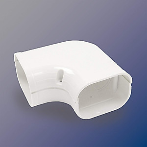 4" 14 Ft Air conditioner Decorative PVC Line Cover Kit for Mini Split and Central Air Conditioners, Heat Pumps Tubing Cover Set