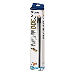 Aqueon Pro 300 Submersible Aquarium Fish Tank Heater, 300 Watts, For Up To 100 Gallon Fish Tanks
