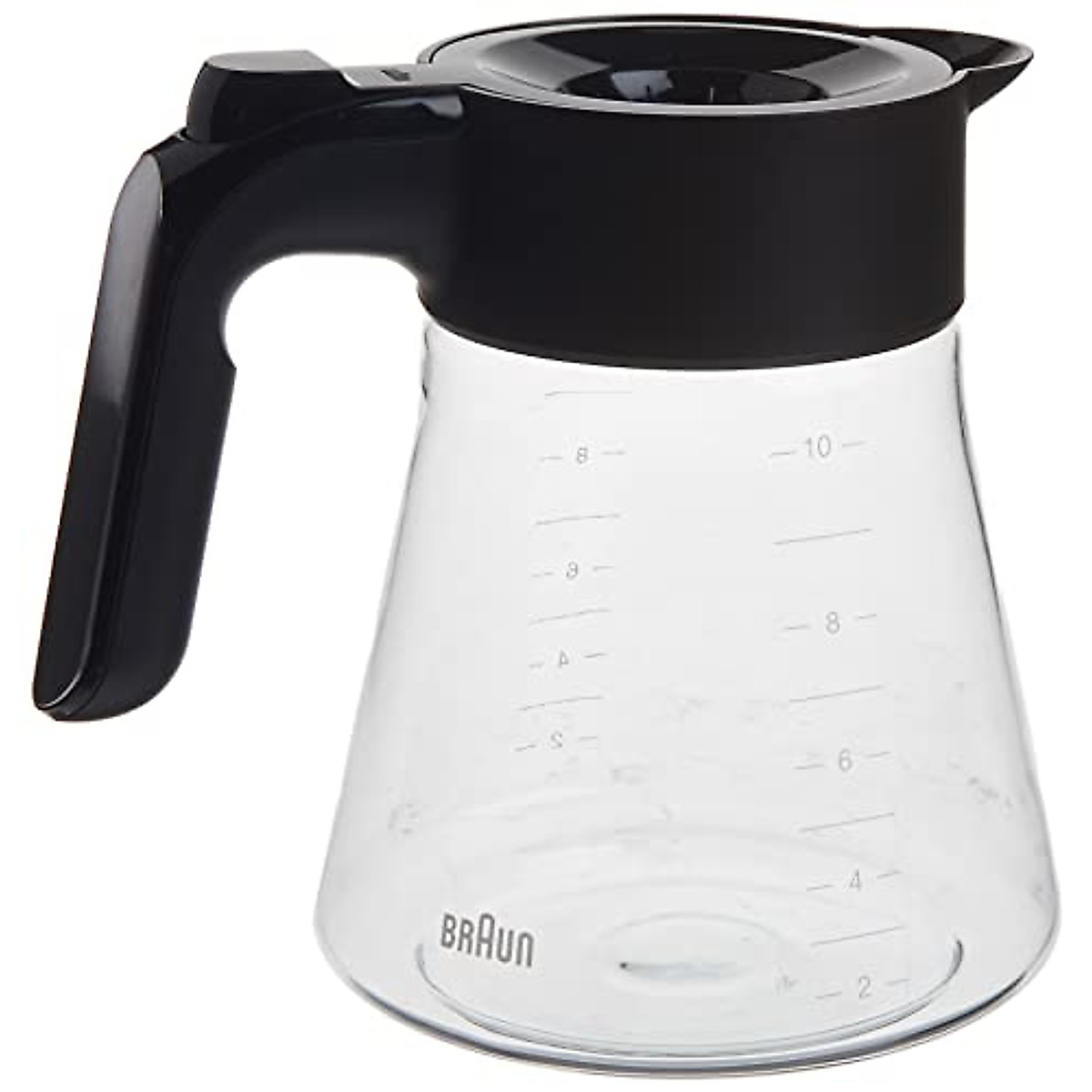 Braun BRSC008 MultiServe Coffee Machine 10 cup Replacement Carafe, Black