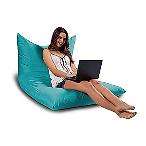 Jaxx Finster Outdoor Lounge bean bag chair, Aruba Blue