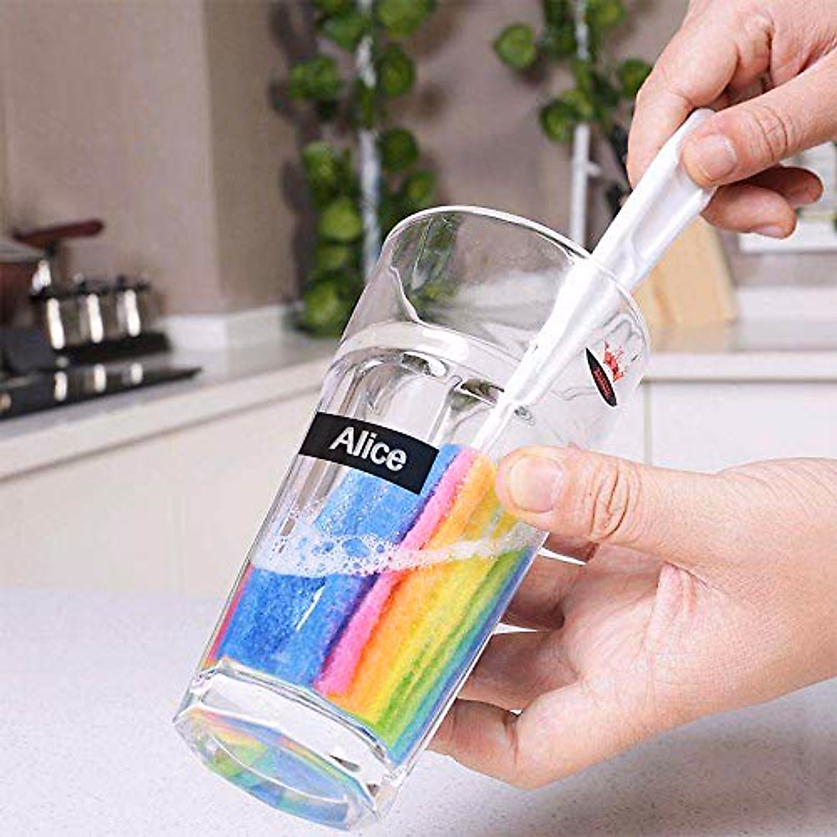 Embossing Label Tape Compatible with Dymo Label Maker,3/8 Inch 3D Plastic Labels Replacement for Dymo Organizer Xpress 12965 DYM 12966 Office Mate II (White on Black/Red/Blue/Yellow/Green)