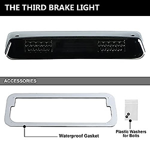 LED Third 3rd Brake Light for 04-08 Ford F150, 07-10 Explorer, 06-08 Lincoln Mark Rear Cargo Lamp High Mount Stop light