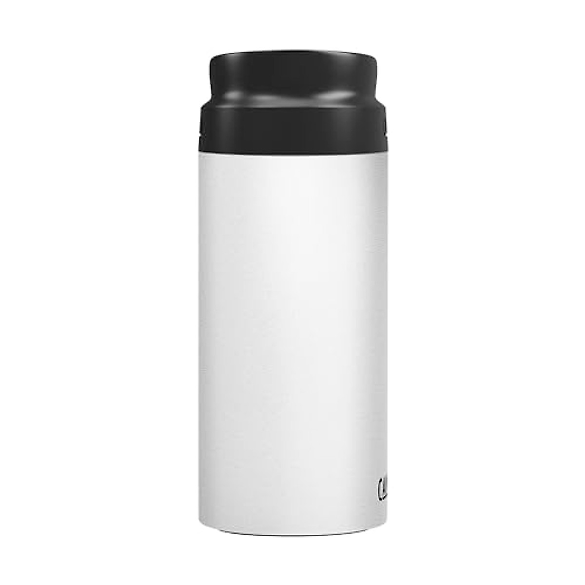 CamelBak Forge Flow Coffee & Travel Mug, Insulated Stainless Steel - Non-Slip Silicon Base - Easy One-Handed Operation - 12oz, White