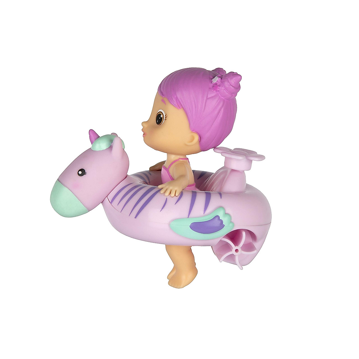 Bloopies Floaties Bath Toy - 4 Doll Set + Organizer