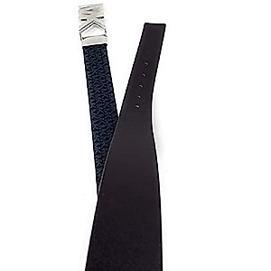 Michael Kors Black Brown Reversible Belt Silver Buckle 554517C X-Large