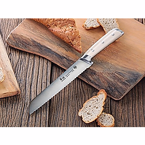 Cangshan S1 Series 59700 German Steel Forged Bread Knife, 8-Inch