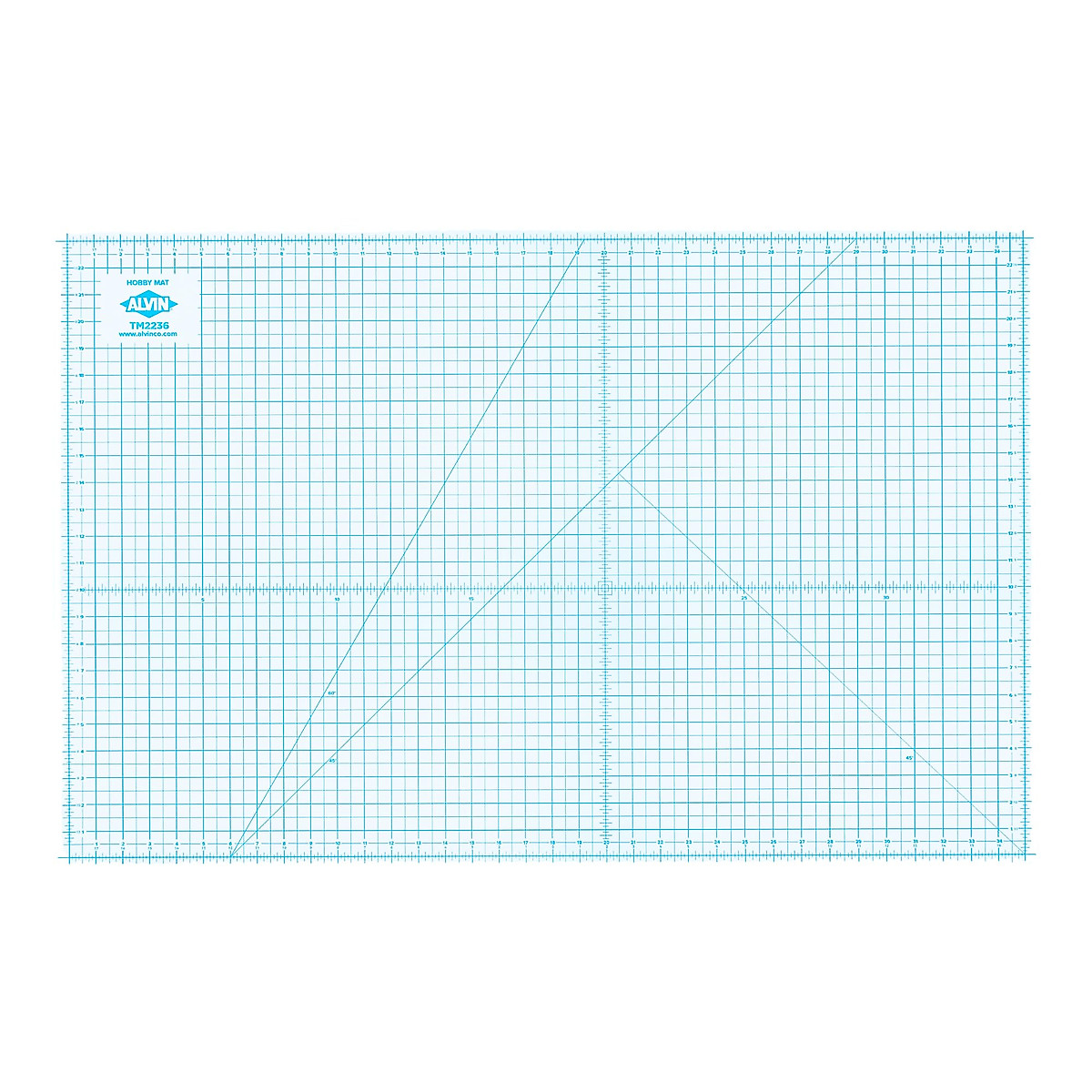 Alvin, TM Series Translucent Professional Cutting Mat, Self-Healing, Great for Lightboxes, Safe with Rotary or Utility Knife - 24 x 36 inches