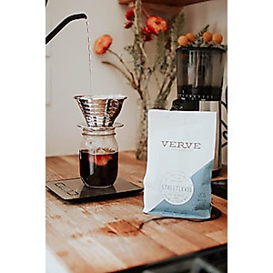 Verve Coffee Roasters Whole Bean Coffee Streetlevel Blend | Medium Roast, Brewed or Espresso, Direct Trade, Resealable Pouch | Enjoy Hot or Cold Brew | 12oz Bag