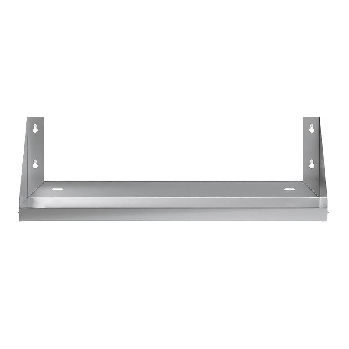 AmGood 36 Long X 12" Deep Stainless Steel Wall Shelf with Side Guards | NSF Certified | Appliance & Equipment Metal Shelving | Kitchen, Restaurant, Garage, Laundry, Utility Room