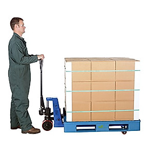 Vestil PM5-2748-QL Quick Lift Pallet Truck, 5,500 lb. Capacity, 48" Length x 27" Width Forks