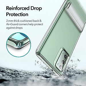 ESR Metal Kickstand Case for Samsung Galaxy Note20, Clear