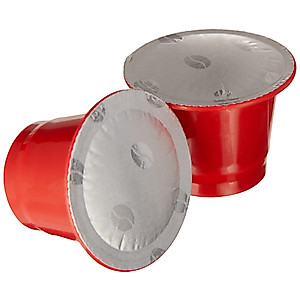 Amazon Brand - Solimo Espresso Capsules 50 CT, Compatible with Nespresso Original Brewers