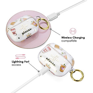 Velvet Caviar Compatible with AirPods Pro Case 2nd and 1st Generation - Cute Protective Hard Cover for Women - Coffee