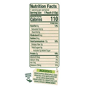 Sprout Organic Baby Food Pouches Stage 3 Plant Powered Protein, Pumpkin Apple Red Lentil w/ Cinnamon, 4 Oz (Pack of 12)