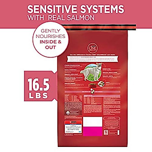 Purina ONE Natural, Sensitive Stomach Dry Dog Food, +Plus Skin & Coat Formula - 16.5 lb. Bag