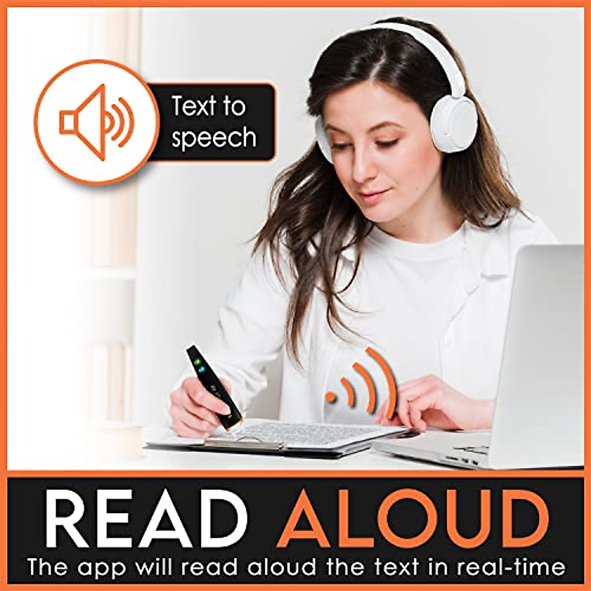 Scanmarker Air Pen Scanner - OCR Digital Highlighter and Reader - Wireless (Black, Scanmarker Air)