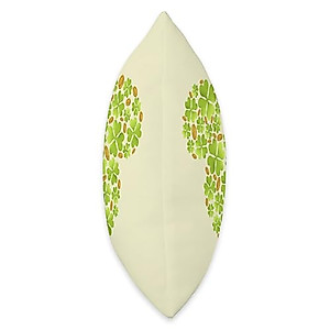 Disney Mickey Mouse Icon Lucky Shamrock St. Patrick’s Day Throw Pillow, 18x18, Multicolor