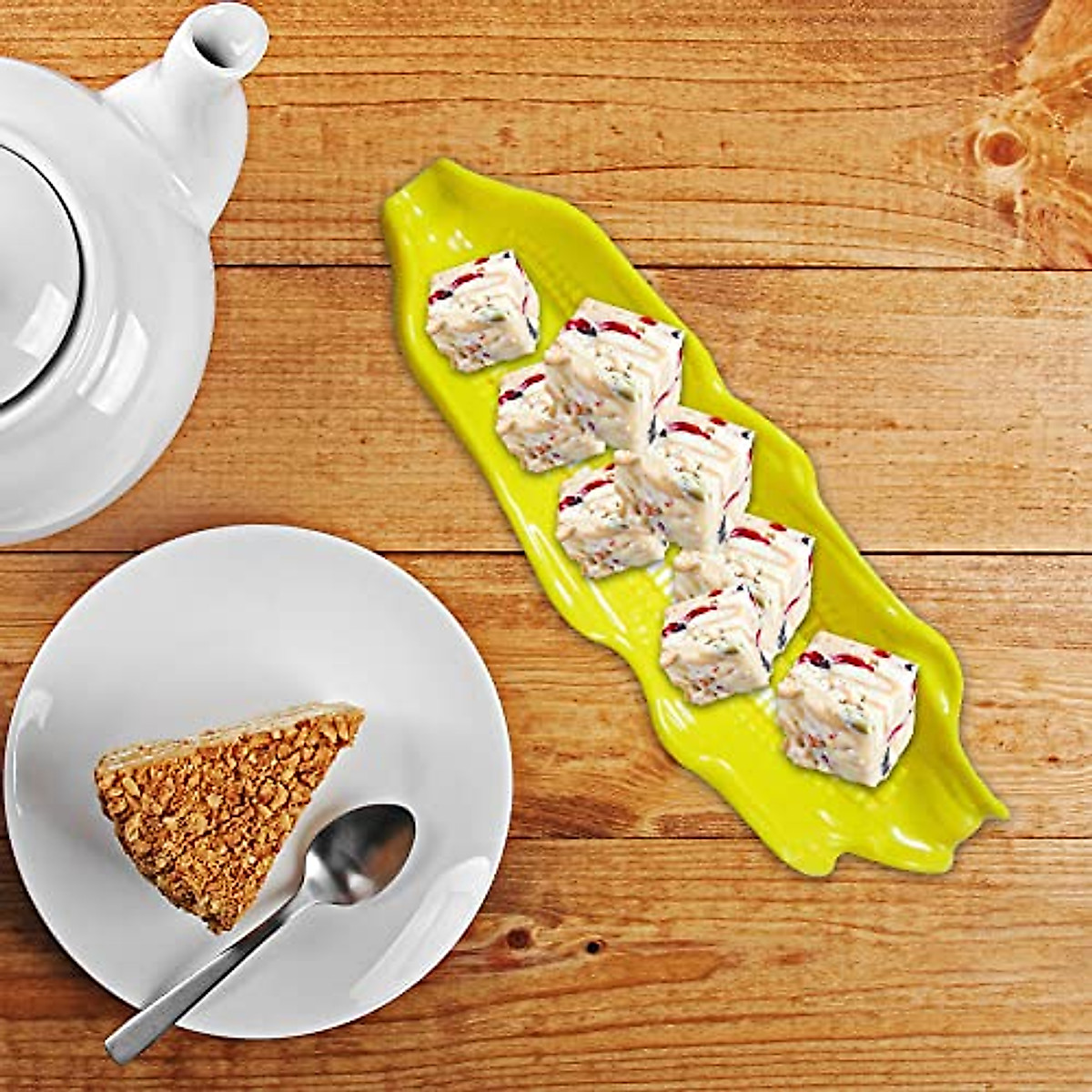 4 Pack Plastic Corn Trays, Corn Holders for Corn on the Cob Dishes, Corn Holders Cob Dinnerware for Sweet Butter Corn Container for Kitchen Barbecue Tool - Easy Clean