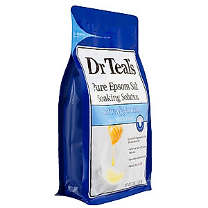 Dr. Teal's Epsom Salt Bath Variety Gift Set (2 Pack, 3lbs Ea.) - Soothe & Sleep with Lavender, Soften & Nourish with Milk & Honey - Essential Oils Moisturize Skin & Ease Aches & Pains
