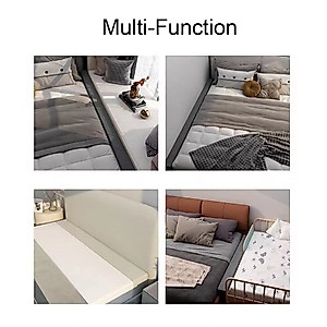 YUURO Custom Luxury Memory Foam Bed Wedge,Mat Gap Filler Adjustable,Bed Gap Filler for Headboard,Long Pillow,Mattress Connector,Sofa Cushion,Single/Twin/Queen/King