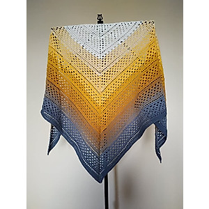 Yarn Art Flowers Rosegarden 100% Cotton 250gr 8.80 oz 1094yds Multicolor Cotton Yarn Rainbow Crochet Yarn Spring Summer (319)