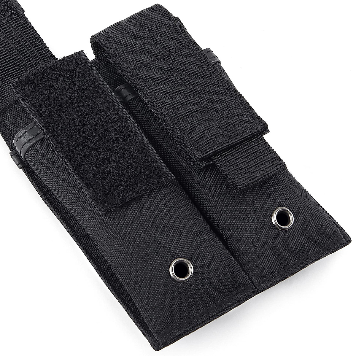 Molle Double Pistol Mag Pouch Tactical Pistol Magazine Pouch Mag Holder Tool Organizer Holder