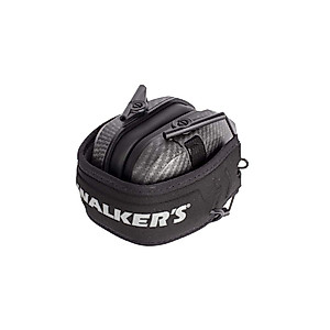 Walkers Razor Slim Electronic Shooting Muffs 4-Pack Bundle, Carbon Gray (4 Items)