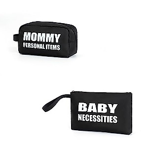 Lekebaby Diaper Bag Tote Large Mommy Bag for Hospital, Baby Bags for Mom Travel Diaper Tote Messenger Purse, Quilted White