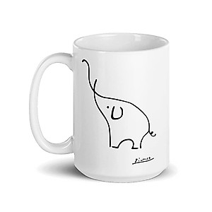 Elephant Sketch Artwork Mug ~ (11oz or 15oz)