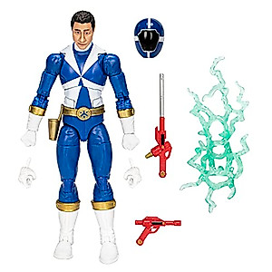 Power Rangers Lightning Collection Lightspeed Rescue Blue Ranger 6-Inch Premium Collectible Action Figure Toy with Accessories, Kids Ages 4 and Up