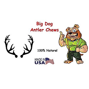 Premium Deer Antler Pieces - Dog Chews - Antlers by The Pound, One Pound - Six Inches or Longer - Medium, Large and XL - Happy Dog Guarantee!