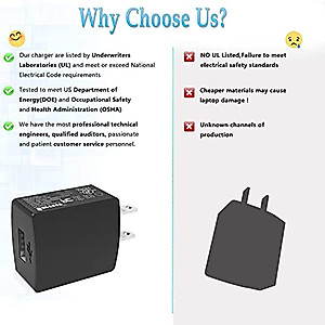 5Ft USB C AC Charger Fit for Samsung Galaxy A03S A02s A01 SM-A025 SM-A037 SM-S134 USB C Phone Fast Charging Adapter Supply Power Cord Cable