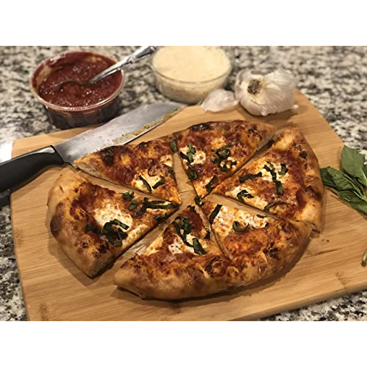 THERMICHEF by Conductive Cooking - Square Pizza Steel Plate for Oven Cooking and Baking (3/8" Deluxe, 16”x16” Square) - Made in USA