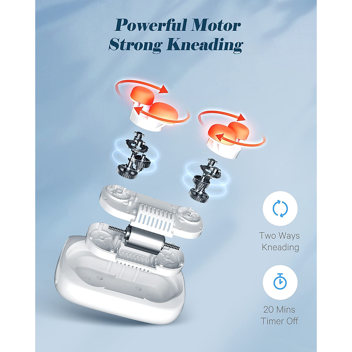 Careboda Neck and Back Massager, Shiatsu Shoulder Massage Pillow with Soothing Heat, 3D Kneading Deep Tissue Massages for Muscle Pain Relief, Perfect Gifts for Friends, Family, Lover