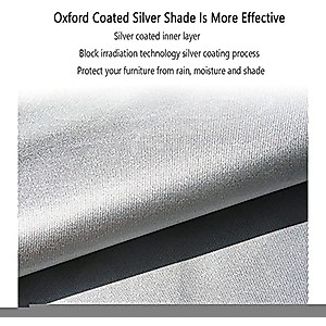 KFJZGZZ Garden Swing Replacement Canopy Cover,Replacement Canopy for Swing Seats,Patio Hammock Cover Top Waterproof Anti-UV Canopy Swing Covers 210D(Only Canopy Cover)