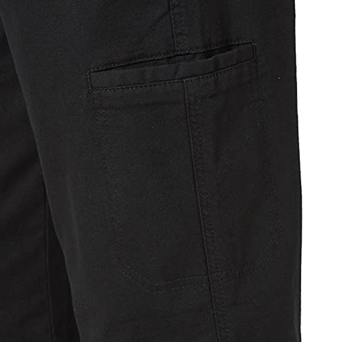 Lee Men's Performance Series Extreme Comfort Canvas Relaxed Fit Cargo Pant, Black, 38W x 30L