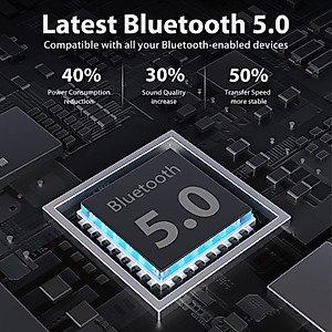 Tribit IPX7 Waterproof Bluetooth Speaker Ultra-Portable 12W Loud HD Sound Bluetooth 5.0 TWS Pairing, 10H Playtime, USB-C Charging, 100ft Range Perfect for Shower Pool Beach Travel, XSound Surf