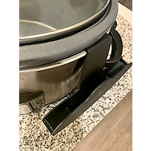 Lid Pocket Slow Cooker Lid Holder | Fits Most Slow Cookers | Hands-Free Design Keeps Countertops Clean | Unique Crock Pot Kitchen Pot Organizer | Works With Most Crocks