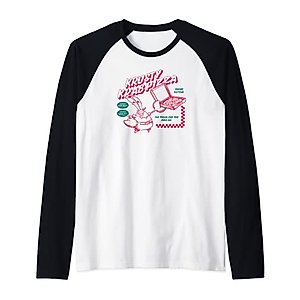 Amazon Essentials SpongeBob SquarePants Mr. Krabs Krusty Krab Pizza Raglan Baseball Tee
