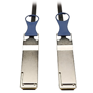 Tripp Lite QSFP+ to QSFP+ 40Gb Passive DAC Copper Infiniband Cable, 1M (3-ft.) (N282-01M-BK)