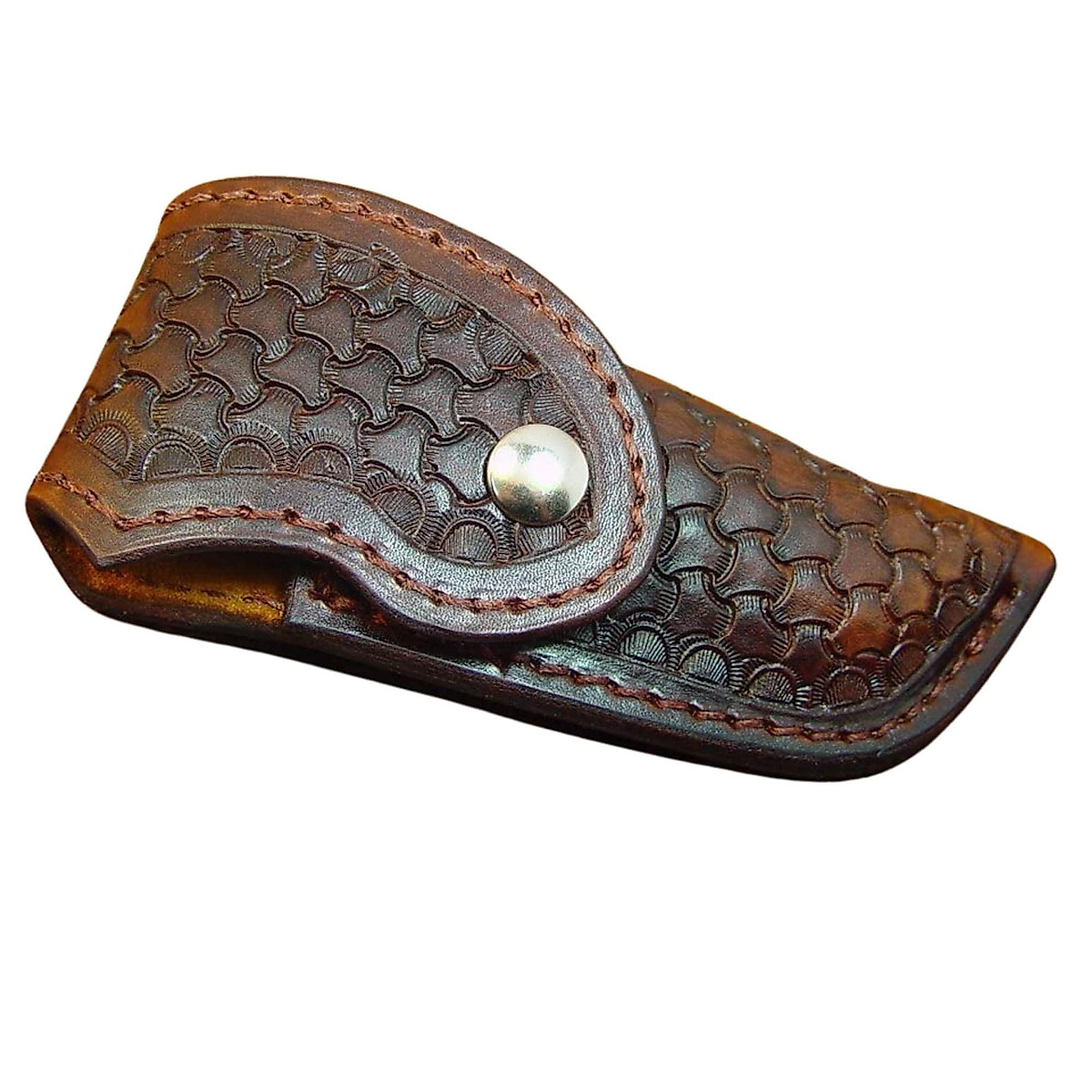 Custom Made Buck 110 Knife Sheath is lined with Soft Suede to Protect You Finer Knives.