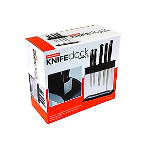 KNIFEdock WAVE by Storage Technologies. Revolutionary Kitchen Countertop Knife Storage. A beautiful way to display and identify each knife at a glance.The next generation knife block.(Holds 15 knives)