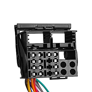BATIGE ISO Car Radio Wiring Harness with Male Plug for BMW 2002-Up Car Factory Radio Wire Harness Connector