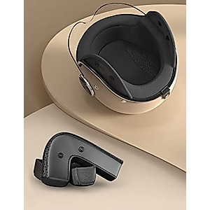 Adults Electric Open Face Bear Ears Motorcycle Helmet, Men Women Motorbike 3/4 Helmet DOT Approved, Retro Vespa Helmet Half Helmet with Visor, for Scooter Cruiser Moped Chopper