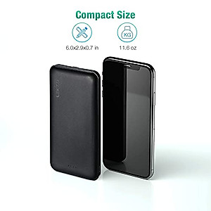 Lekzai 2-Pack Portable Charger, 15,000mAh Slim Power Bank, Portable Phone Charger with Dual 5V/2.1A USB Outputs Compatible for iPhone Samsung and More